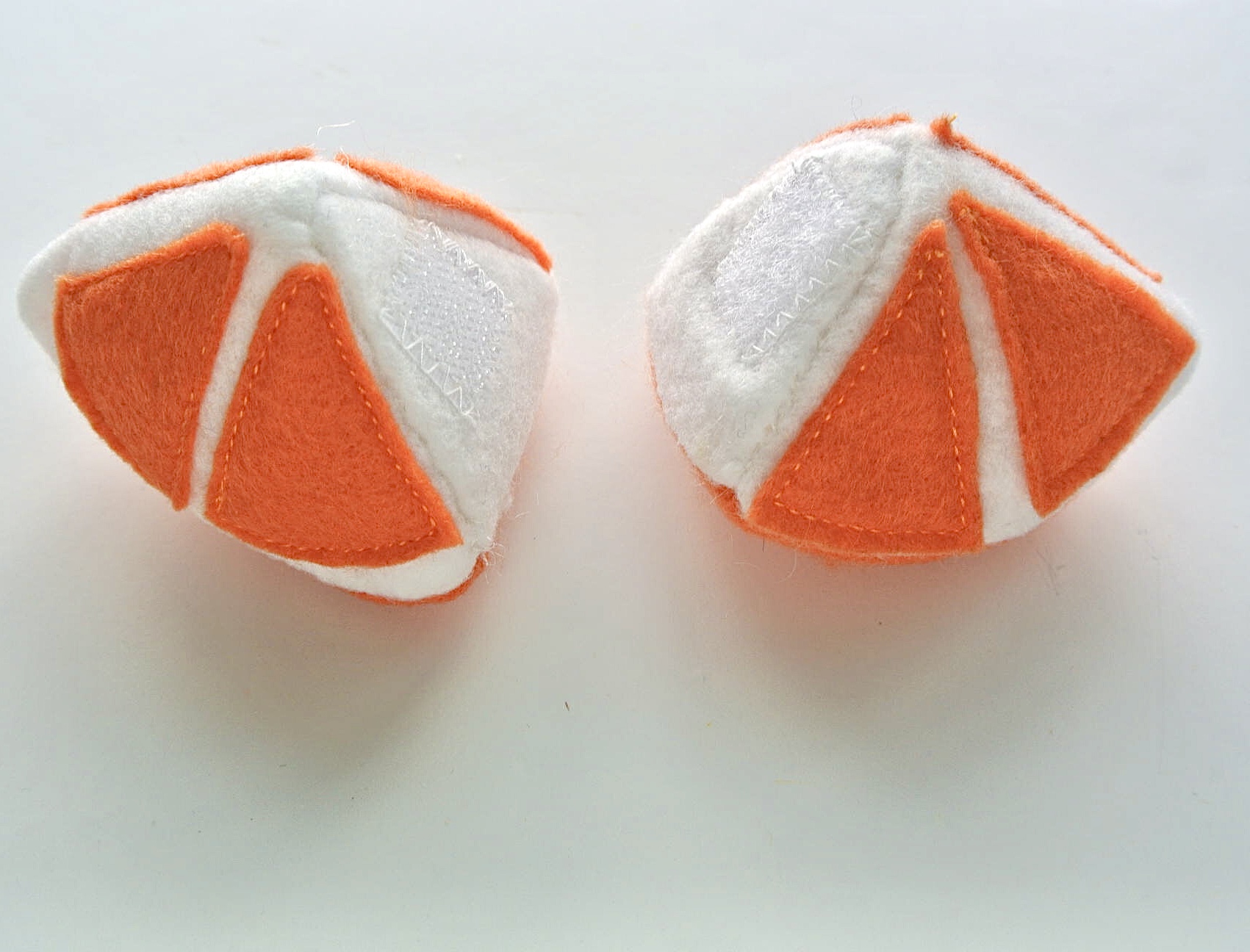 Felt Food: Shareable Apples and Oranges - MindyMakes