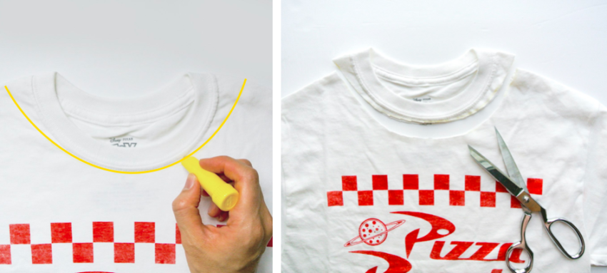 How to Transform a Boring Crew Neck T-shirt to One You Will Actually ...