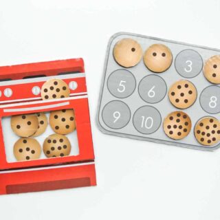 Number Matching Game for Kids: Let's Count Cookies! (Free Printable ...