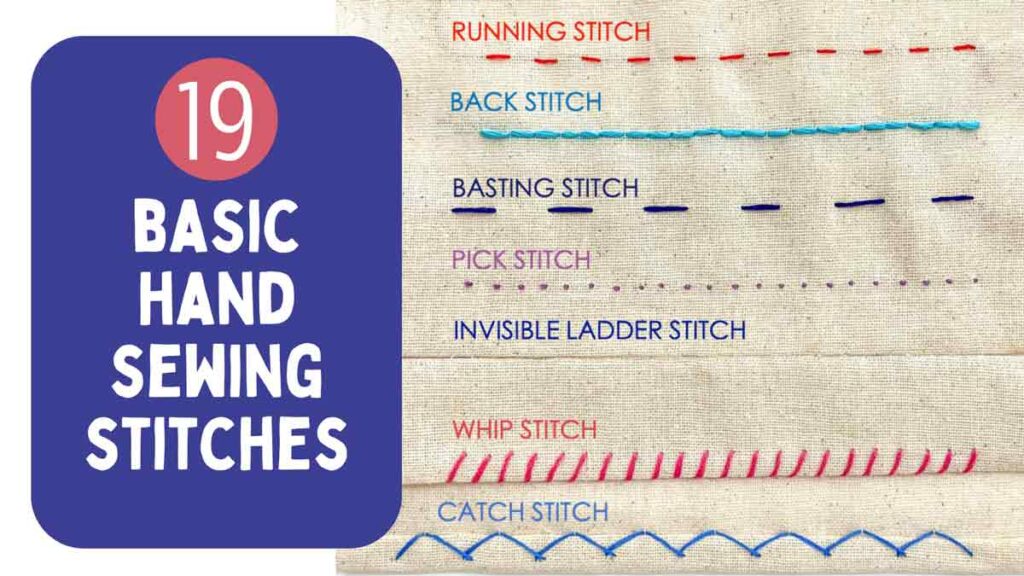 19 Essential Hand Sewing Stitches You Need to Know (A Beginner’s Guide ...