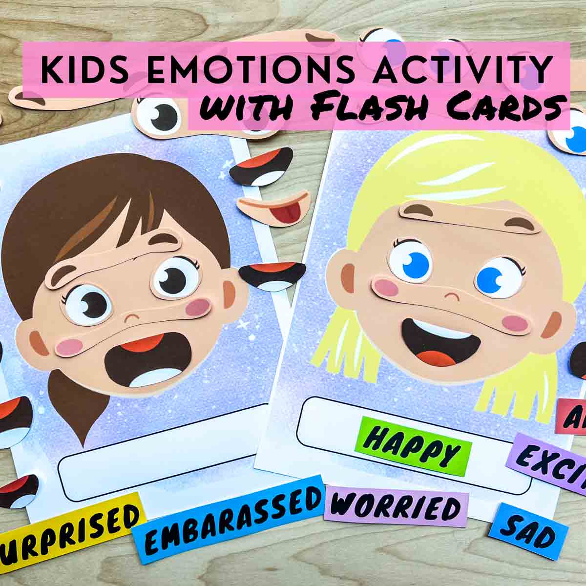 Fun All About Emotions Printable For Kids (Free PDF) - MindyMakes