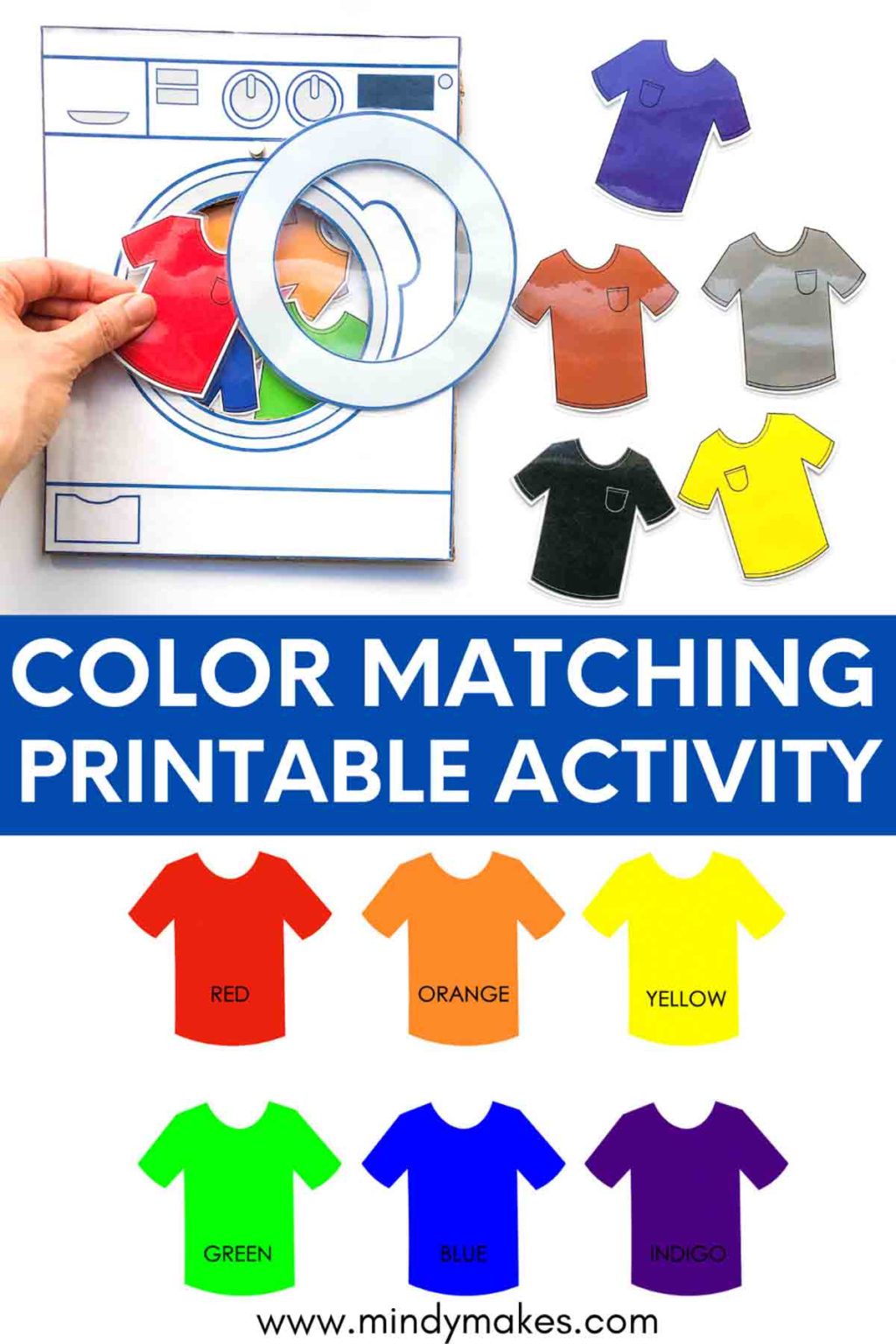Crayon Color Match Activity for Toddlers and Preschoolers (Free ...