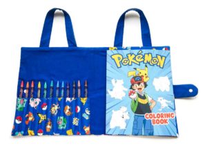 How to Sew a Coloring Book and Crayon Holder (Free Pattern) - Mindy Makes