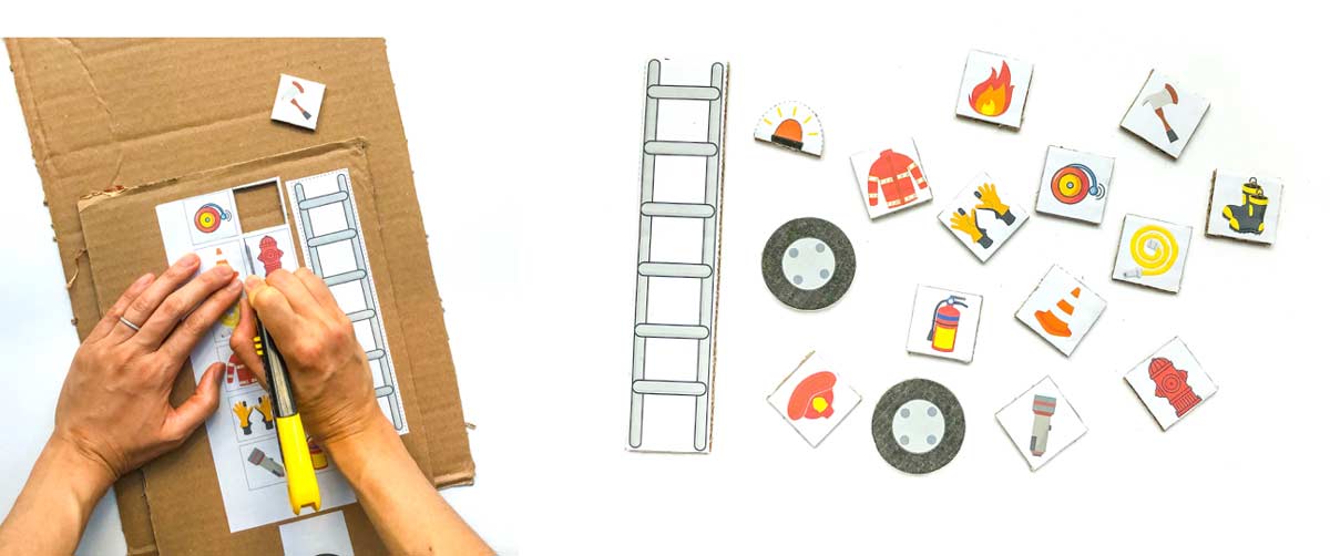 Firefighter Matching Activity that Kids Will Love (Free Printable ...