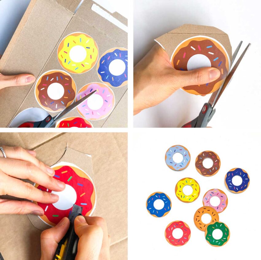 Doughnut Matching Activity for Kids - Print and DIY (Free Printable ...