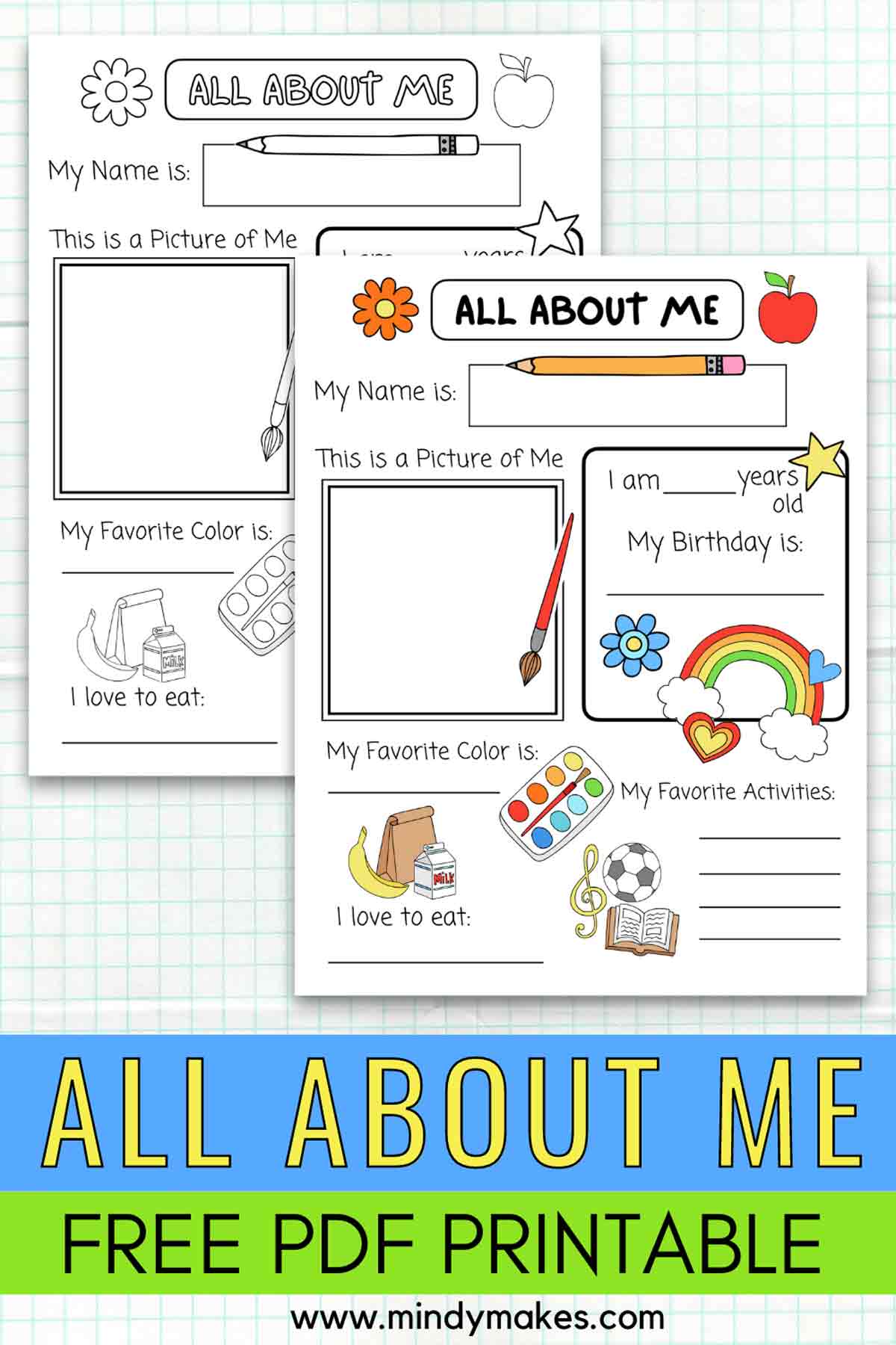 All About My Mom Printable Free Worksheet Mindymakes