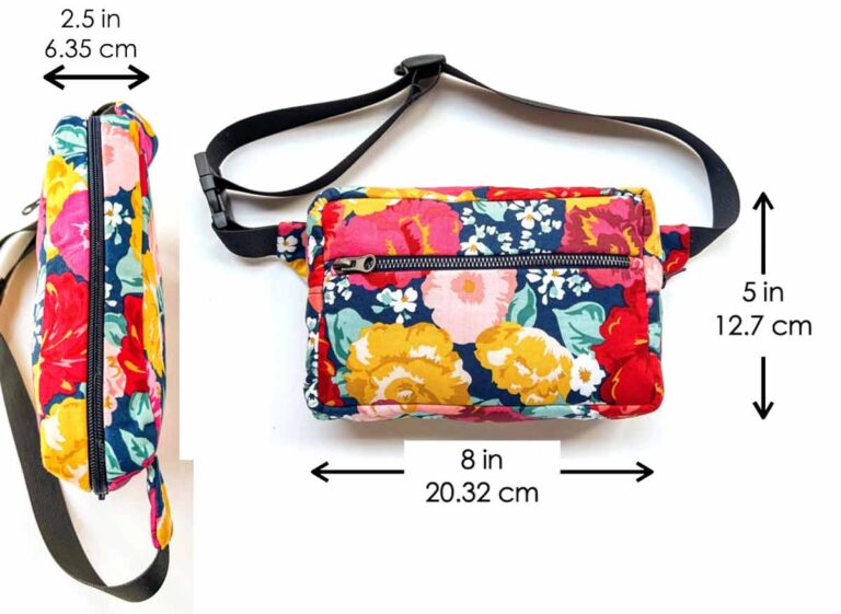 How to Make a Simple Fanny Pack (Free Sewing Pattern) - MindyMakes