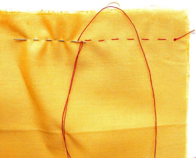 How to Sew a Running Stitch - A Simple Tutorial - MindyMakes