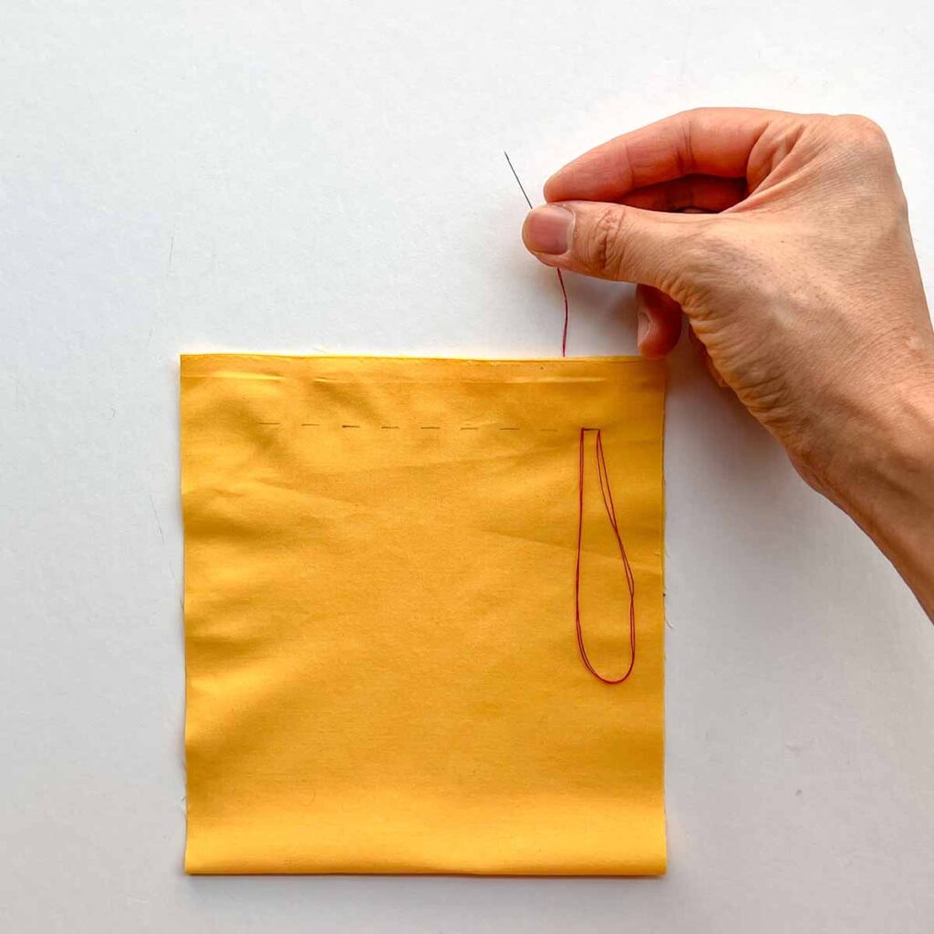 How to Sew a Running Stitch - A Simple Tutorial - MindyMakes