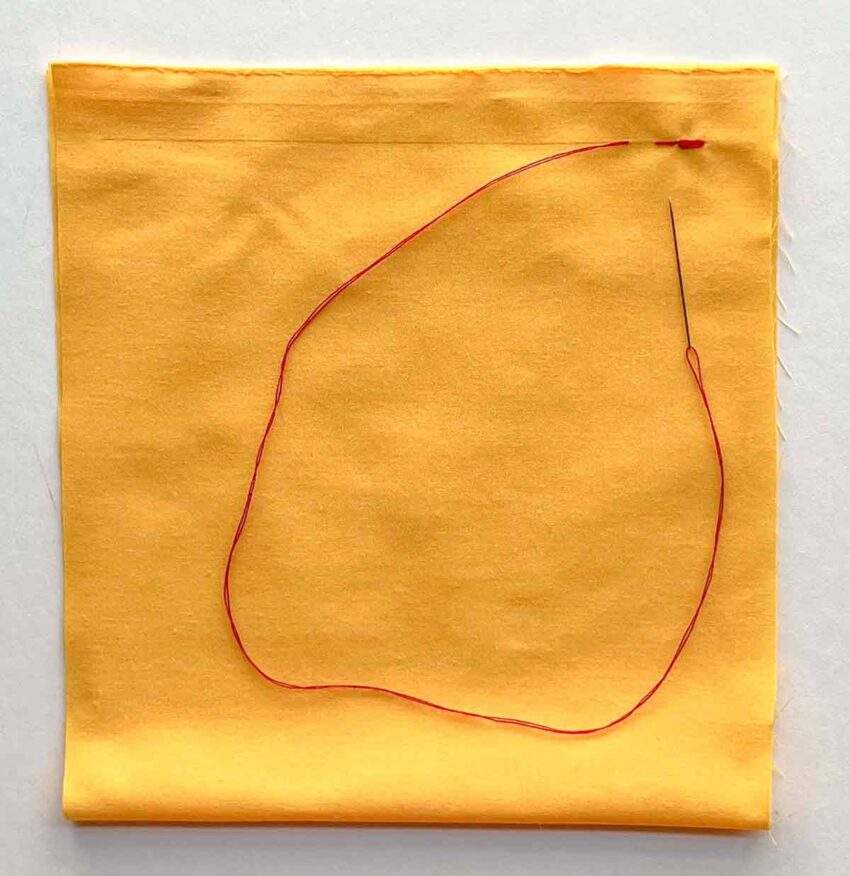 How to Hand Sew a Simple Back Stitch Step-By-Step - MindyMakes