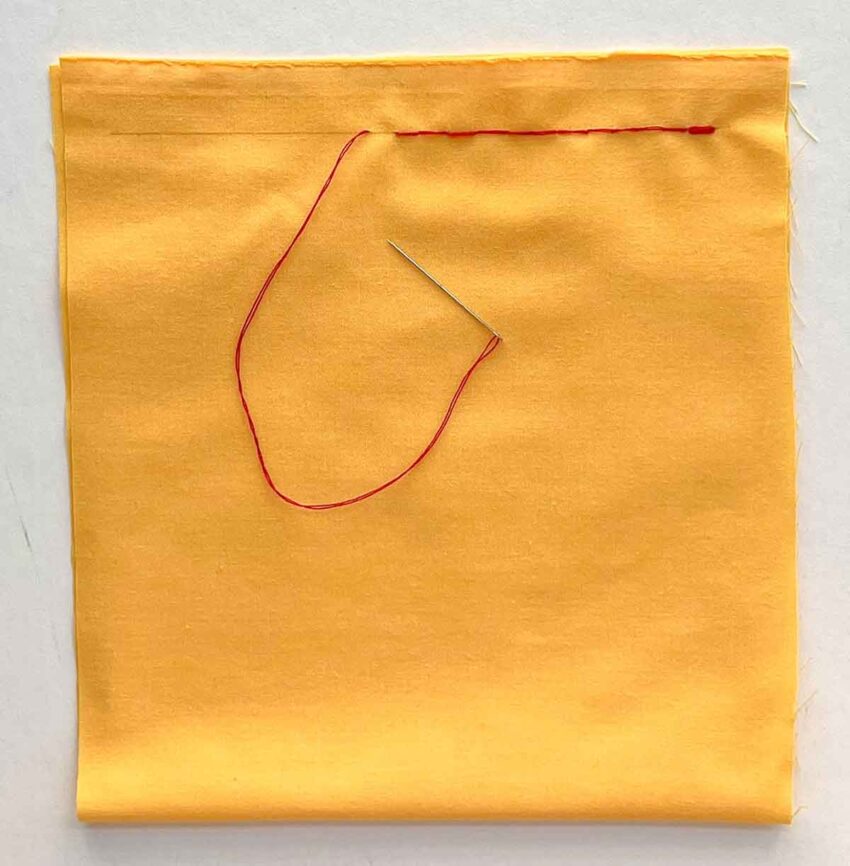 How to Hand Sew a Simple Back Stitch Step-By-Step - MindyMakes