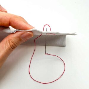 How to Hand Sew a Simple Back Stitch Step-By-Step - MindyMakes