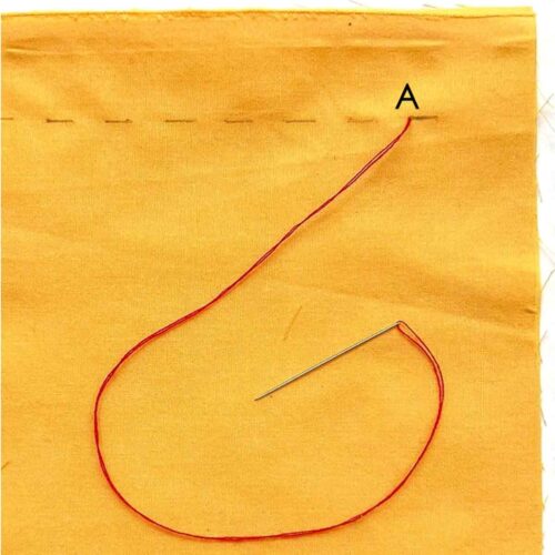 How to Sew a Half Back Stitch - For Beginners - MindyMakes