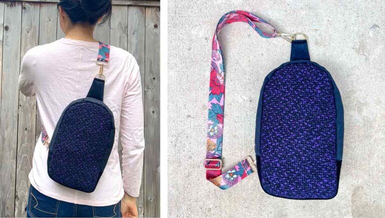 How to Make a Sling Bag (Free Sewing Pattern) - MindyMakes