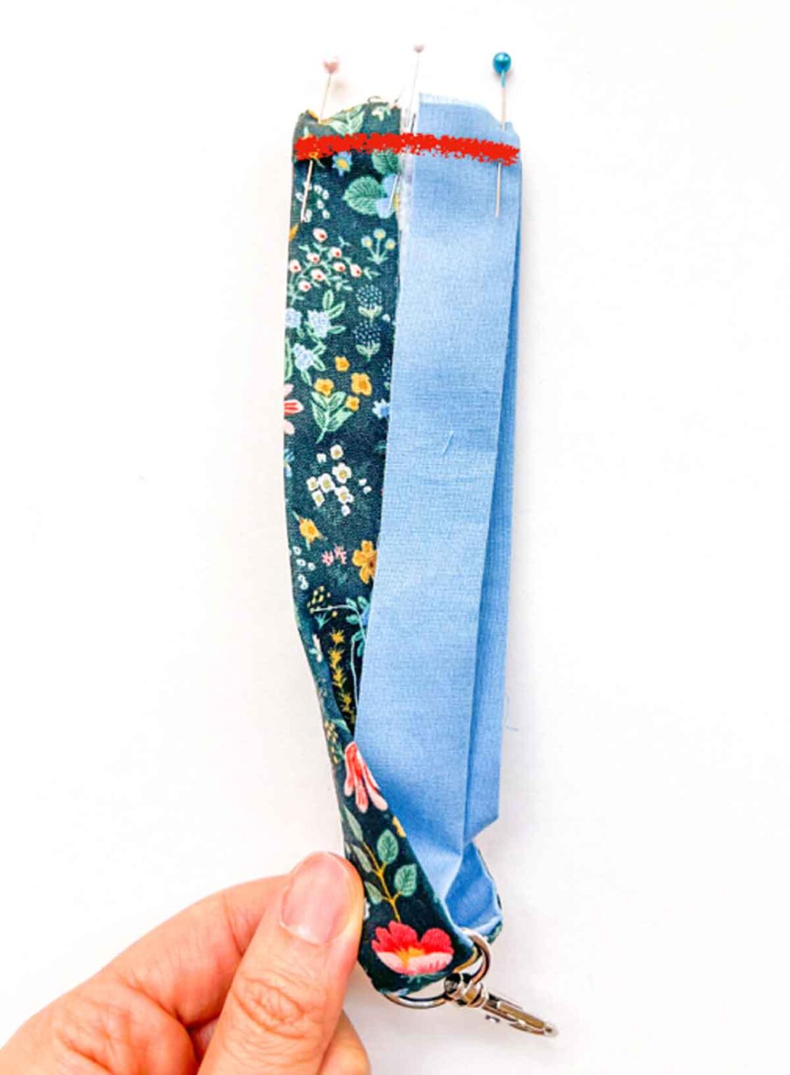 How to Sew an Easy Key Fob (Free Pattern) - MindyMakes