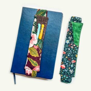 How to make a DIY Notebook Pen Holder (Free Pattern) - MindyMakes