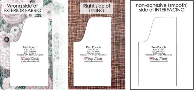 How to make a DIY Notebook Pen Holder (Free Pattern) - MindyMakes