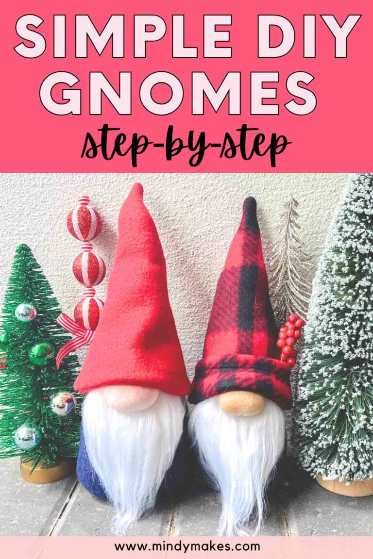 How to Sew a Simple Gnome (Free Pattern) - MindyMakes