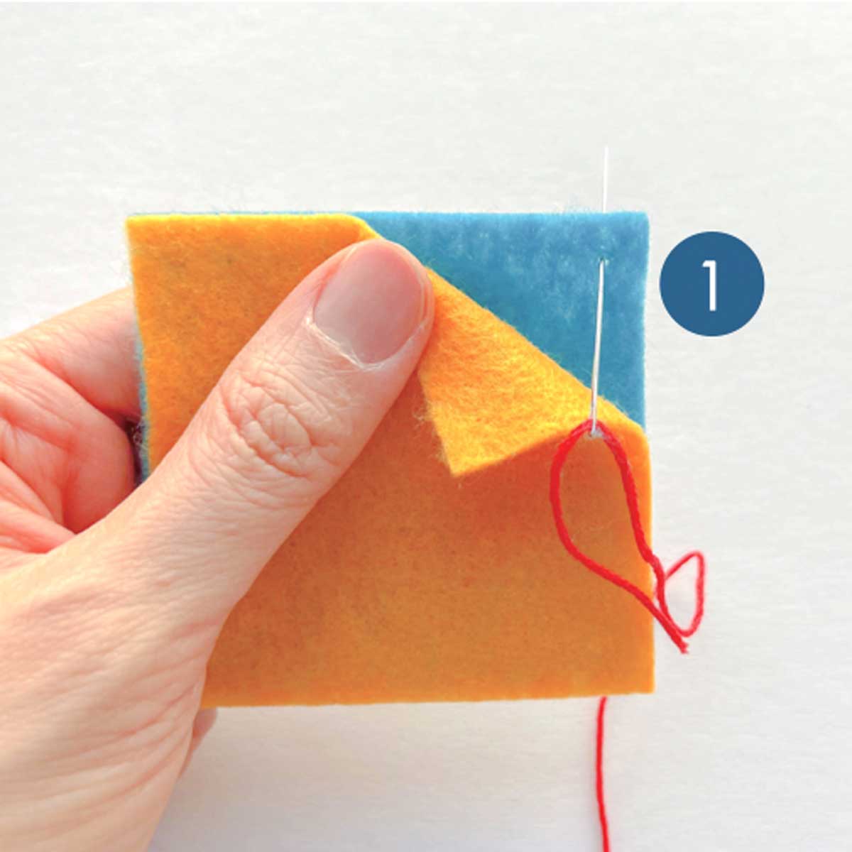 How to Do the Blanket Stitch: Step-by-Step Photo Tutorial - MindyMakes