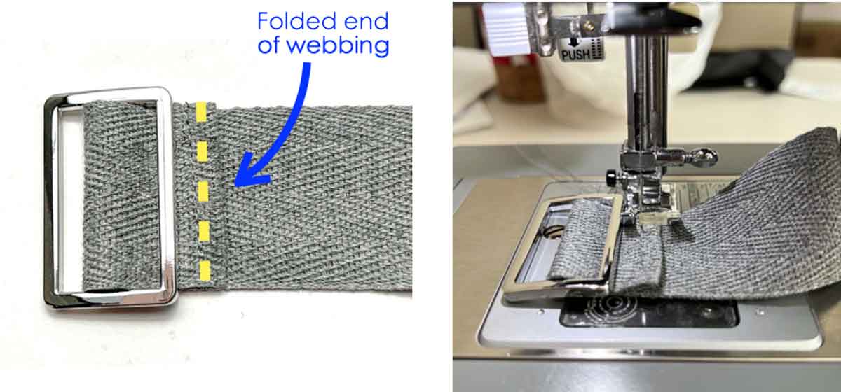 How to Sew an Adjustable Strap for a Bag (Free Pattern) - MindyMakes