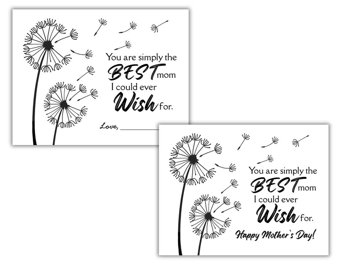 Mother's Day Fingerprint Art (Free Printable) - MindyMakes